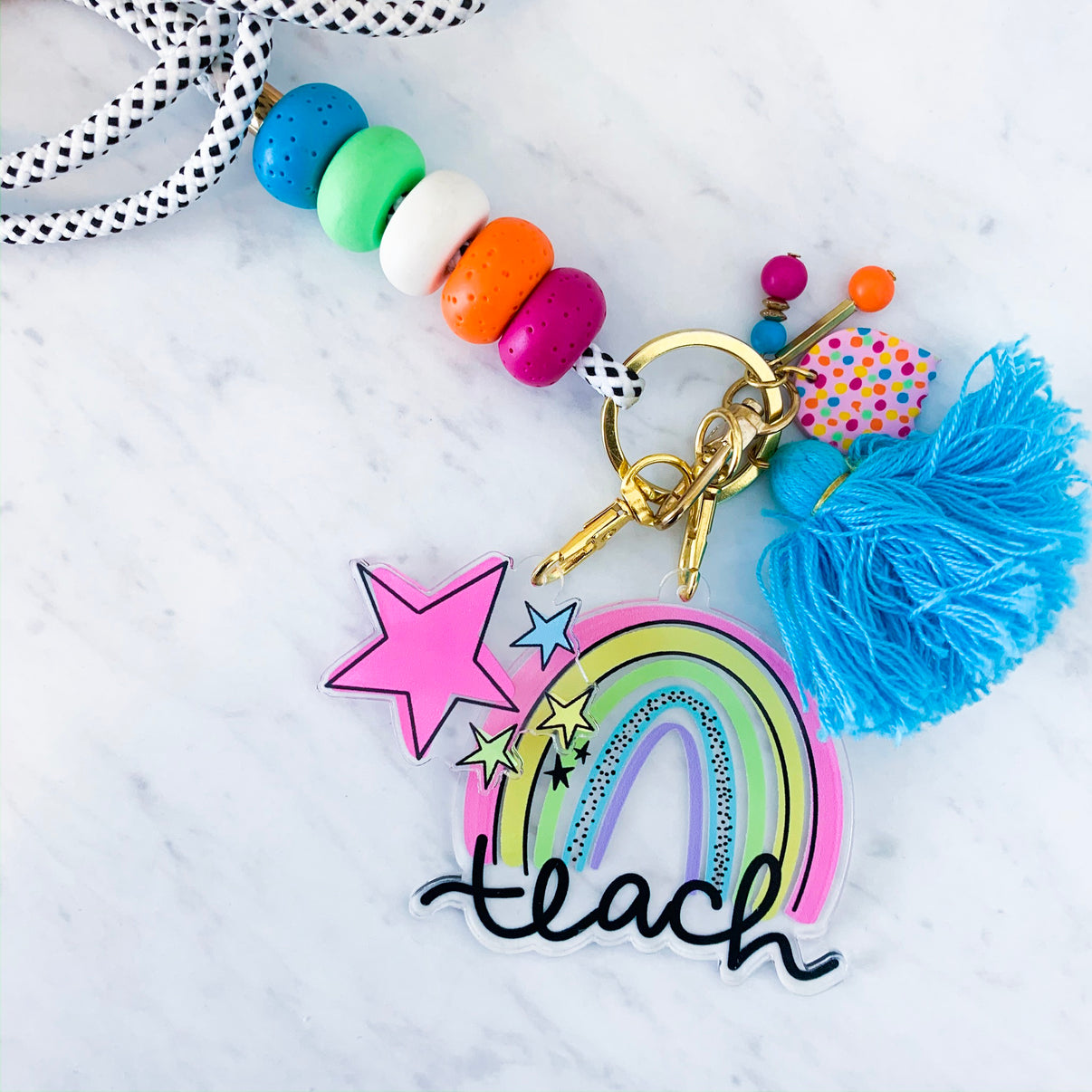 Lanyard Charm – Teach Create Motivate