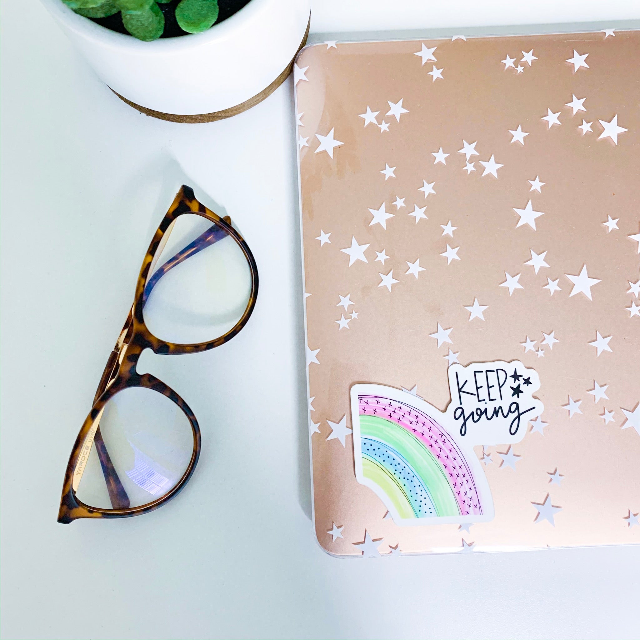 Keep Going Rainbow Sticker – Teach Create Motivate